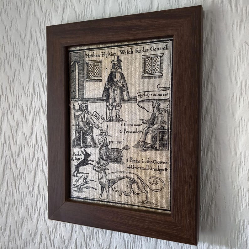 Discovery of Witches Frontispiece | Matthew Hopkins, Witchfinder ...