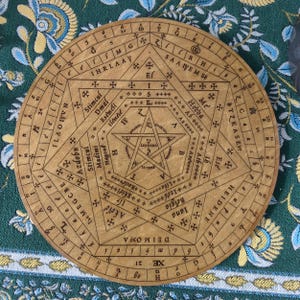 Sigil of Ameth | Engraved Wooden Altar Plate | Choice of Sizes | Symbol ...