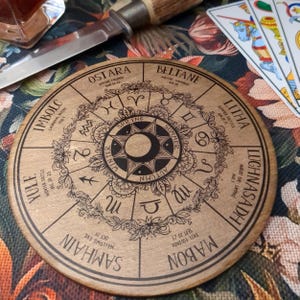 Pagan Year Wheel 6 Inch Wide Celebrate the Seasons With This Handmade ...