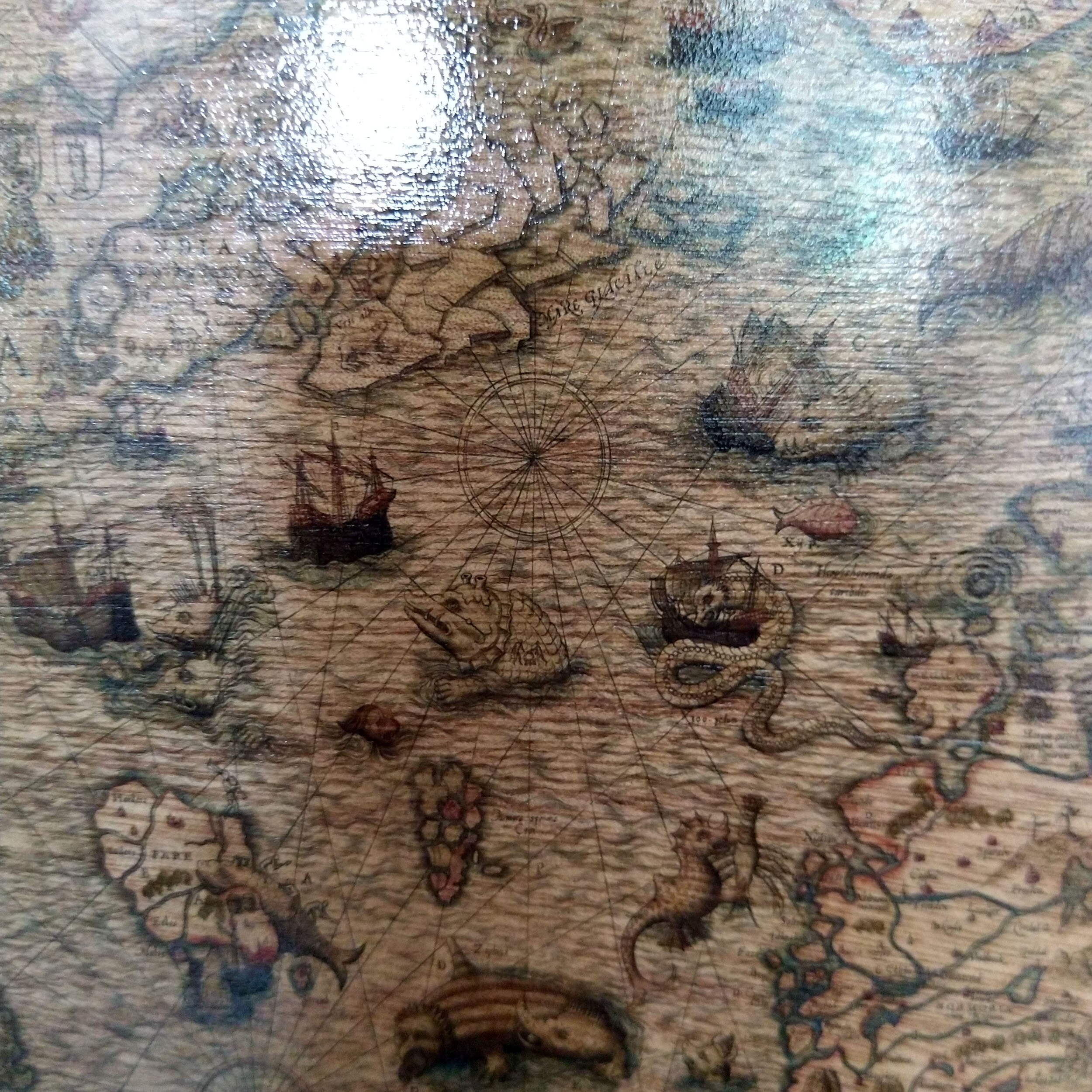 Carta Marina Sea Map Olaus Magnus 1539 Framed - Etsy UK