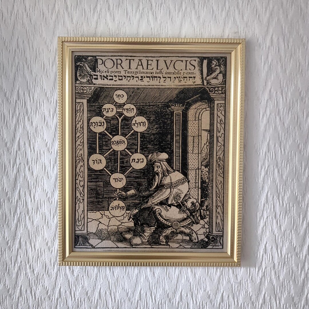 Tree of Life | Gates of Light | Leonhard Beck, 1516 | Framed Handmade ...