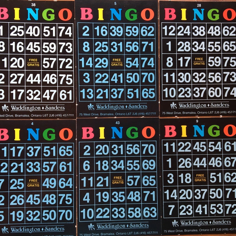 Bingo Set - Etsy
