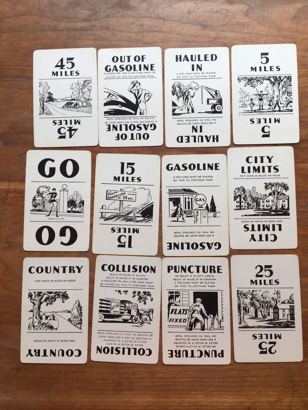 Vintage Touring Cards, Set of 12! - Etsy