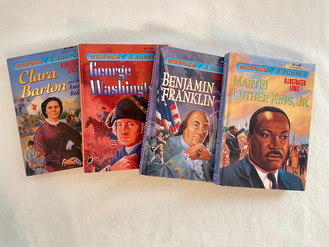 Your Choice of 4 Heroes of America - Illustrated Lives Books! Ben ...