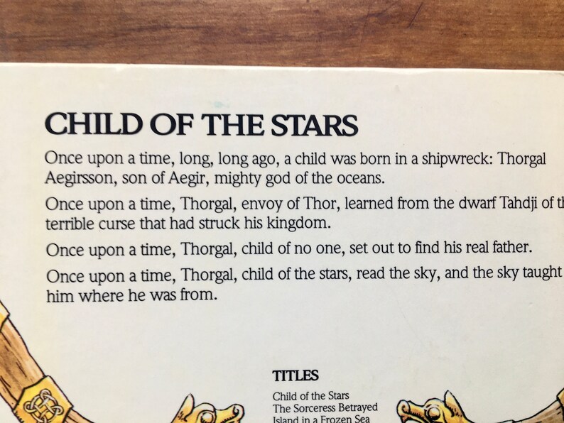 Thorgal, Child of the Stars, 1986, First American Edition, Graphic ...