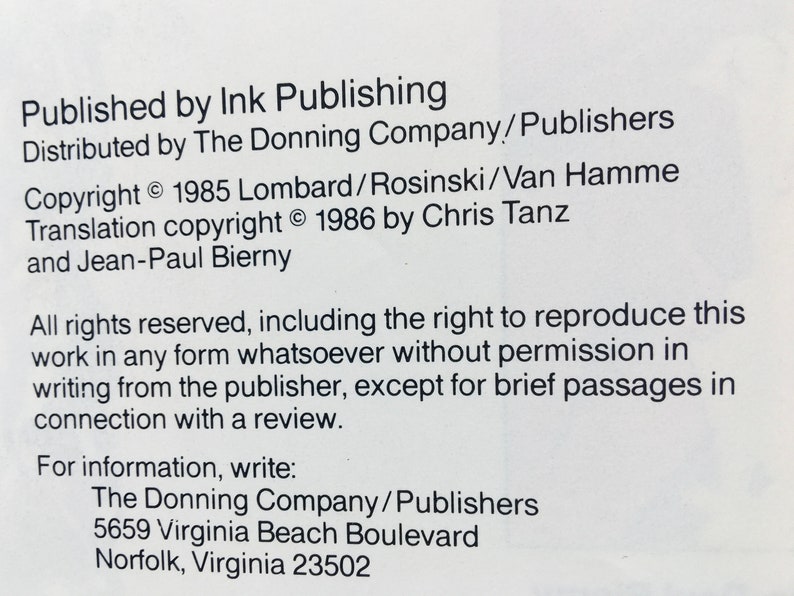 Thorgal, Child of the Stars, 1986, First American Edition, Graphic ...