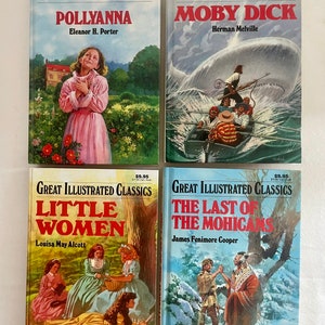 Vintage "great Illustrated Classics" Books - Several Different Titles ...