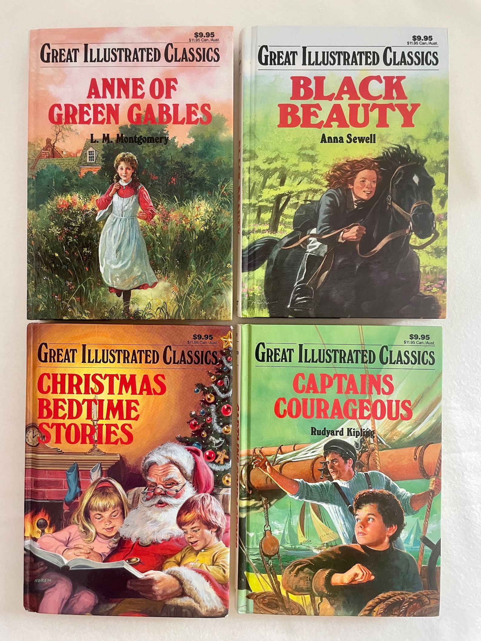 Vintage great Illustrated Classics Books Several Different Titles ...