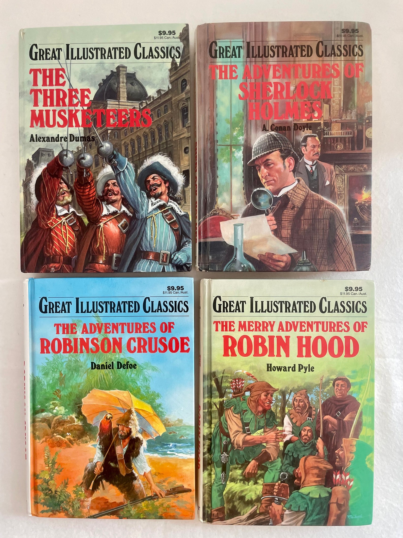 Vintage great Illustrated Classics Books Several Different Titles ...