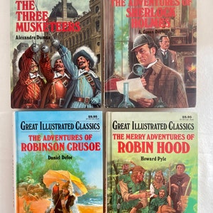 Vintage "great Illustrated Classics" Books - Several Different Titles ...