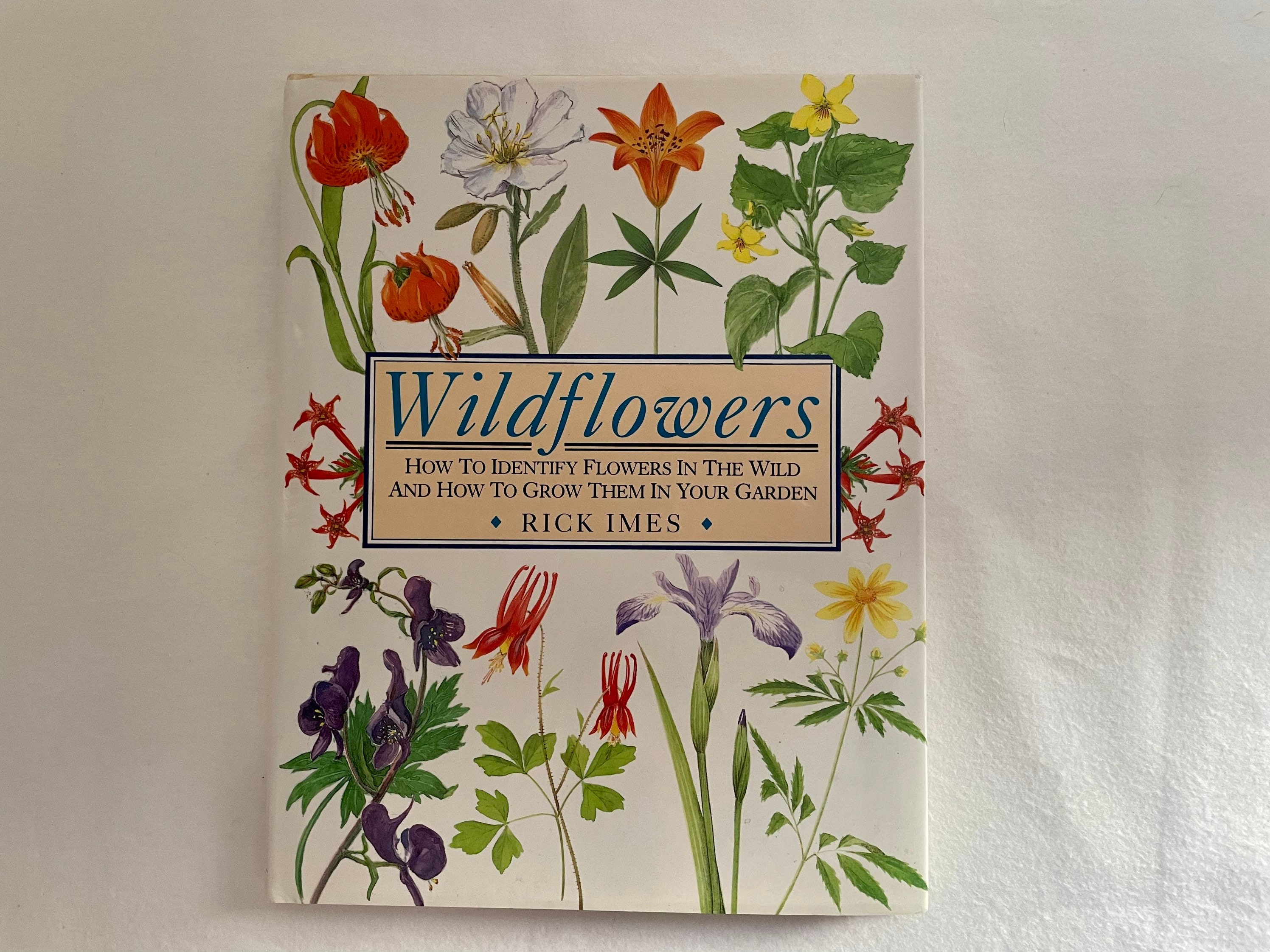 Vintage 1992 Wildflowers Book by Rick Imes - Etsy