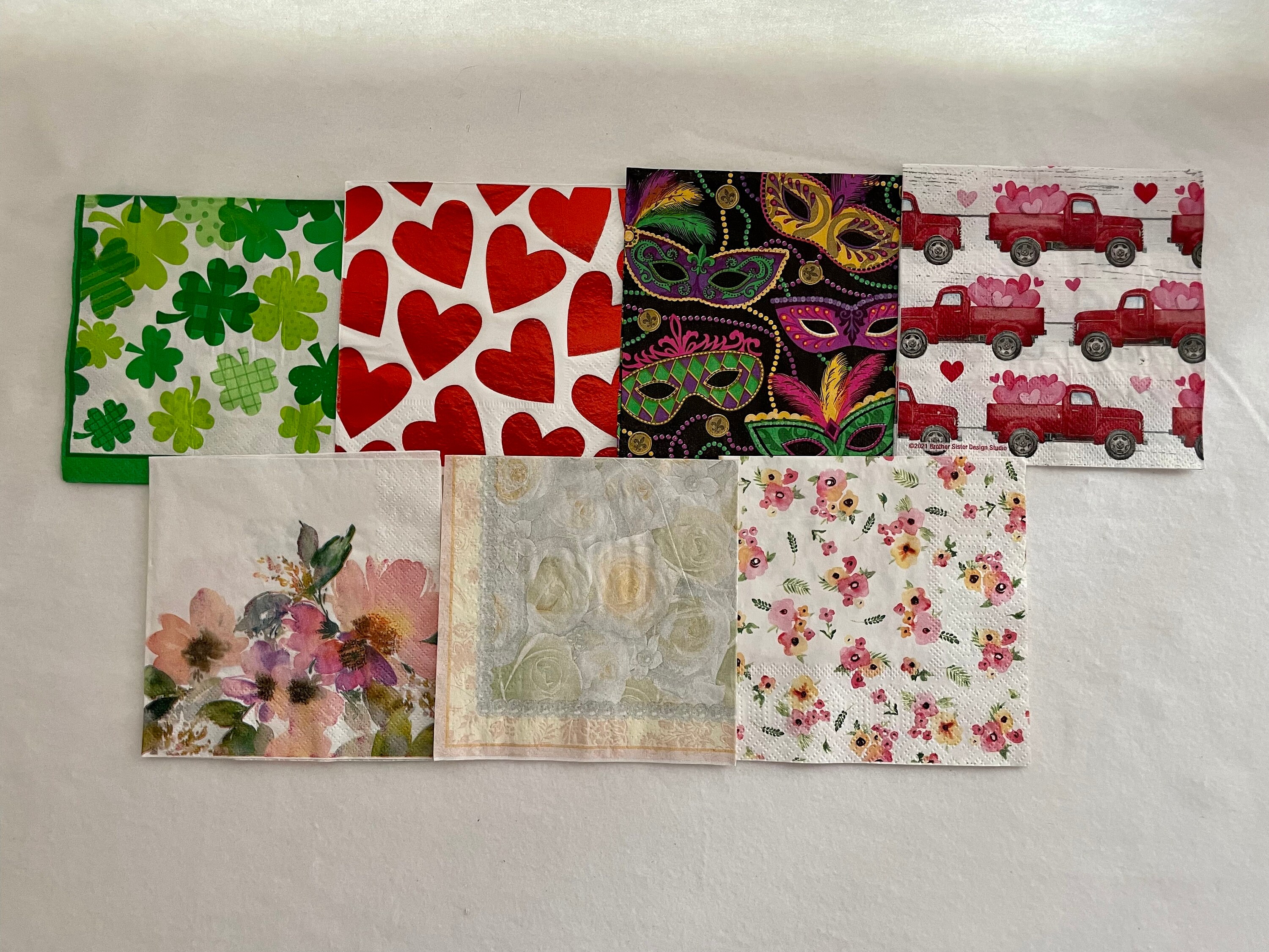 Decoupage Napkins - 25 Spring Seasonal Paper Napkins for Crafting! - Etsy