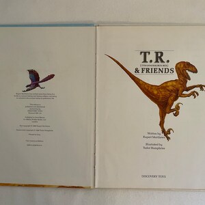 Vintage Dinosaur Book - T.R. and Friends - Etsy