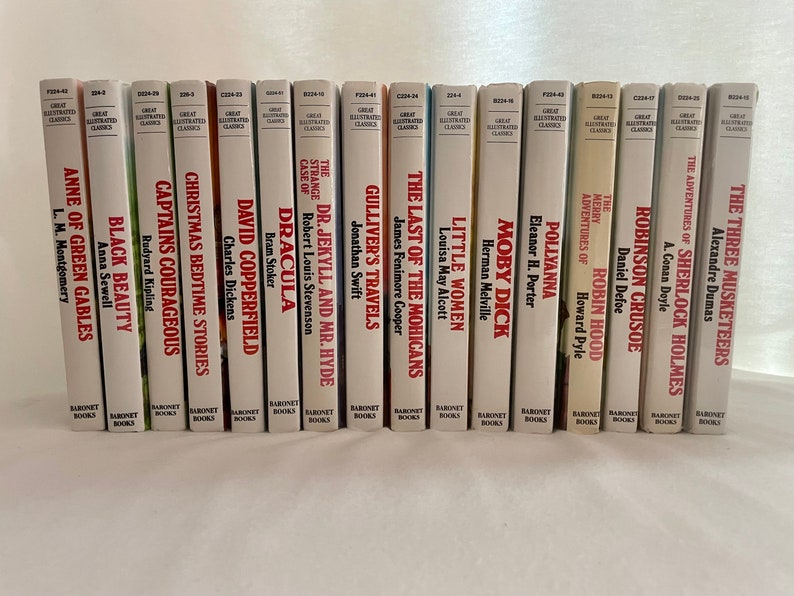 Vintage "great Illustrated Classics" Books - Several Different Titles ...