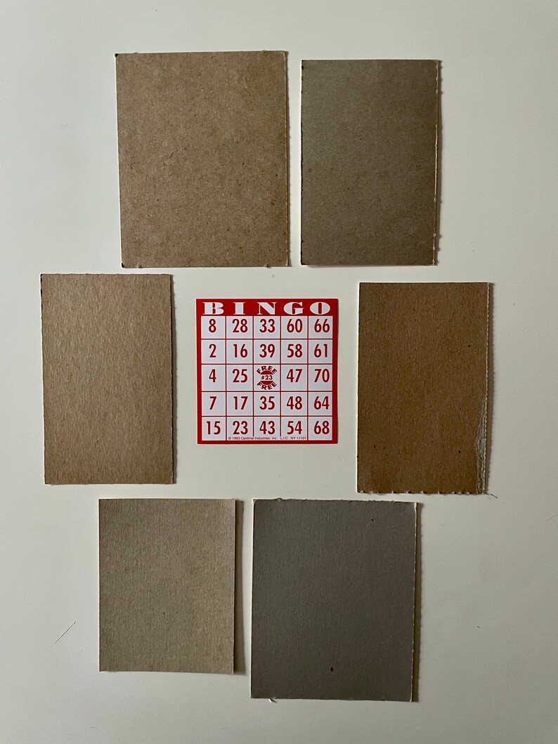 7 Assorted Vintage Bingo Cards All Unique - Etsy