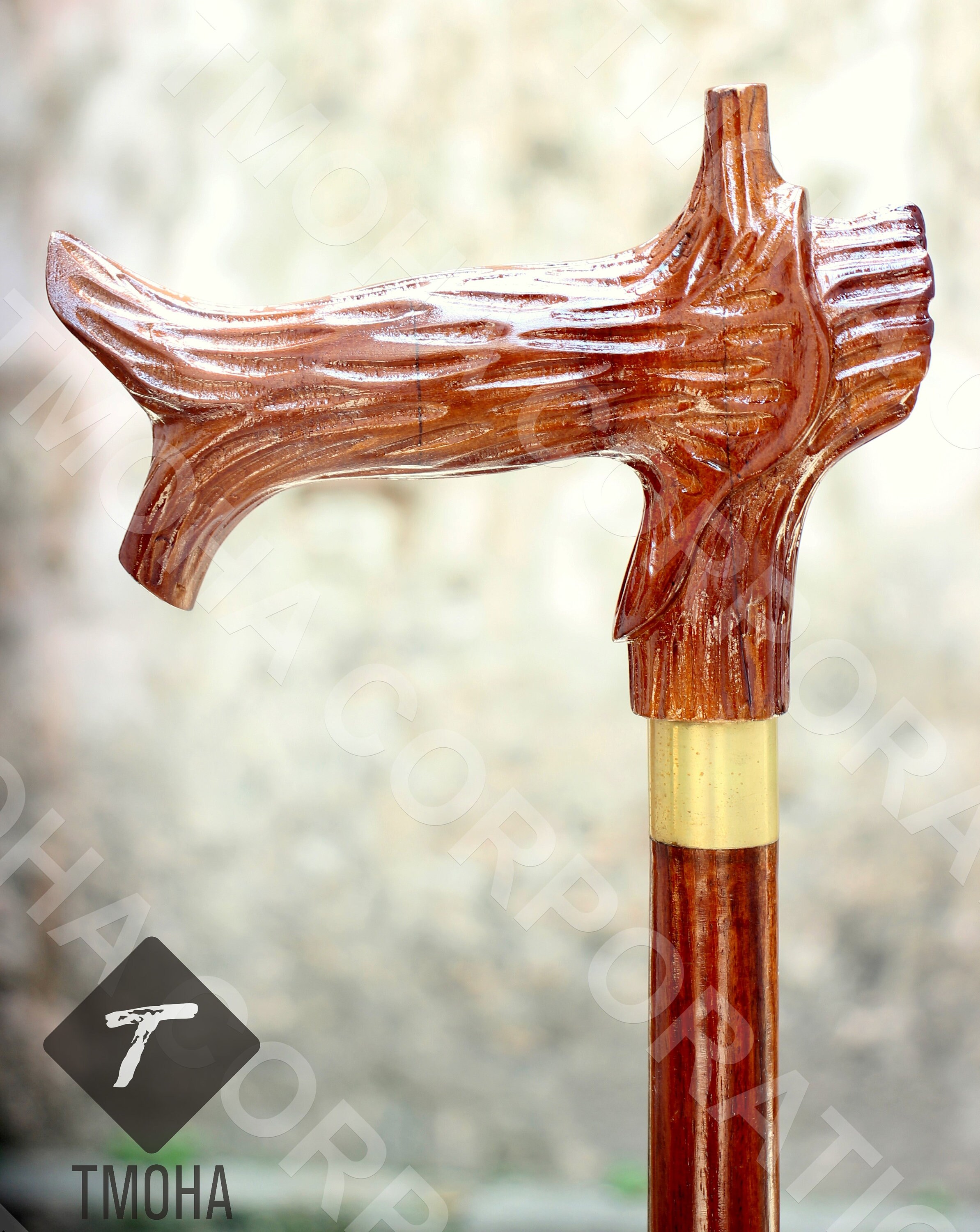 Rare Antique Cane Walking Stick Tree Branch Designer Walking Cane ...