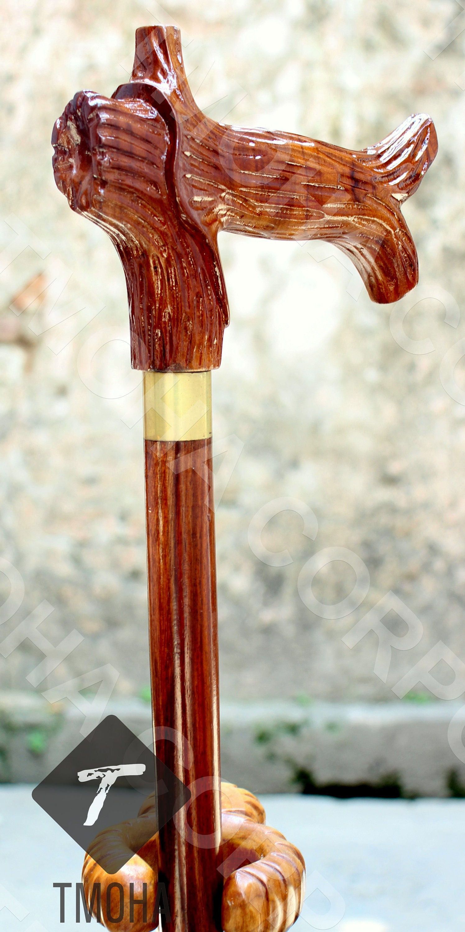 Rare Antique Cane Walking Stick Tree Branch Designer Walking Cane ...