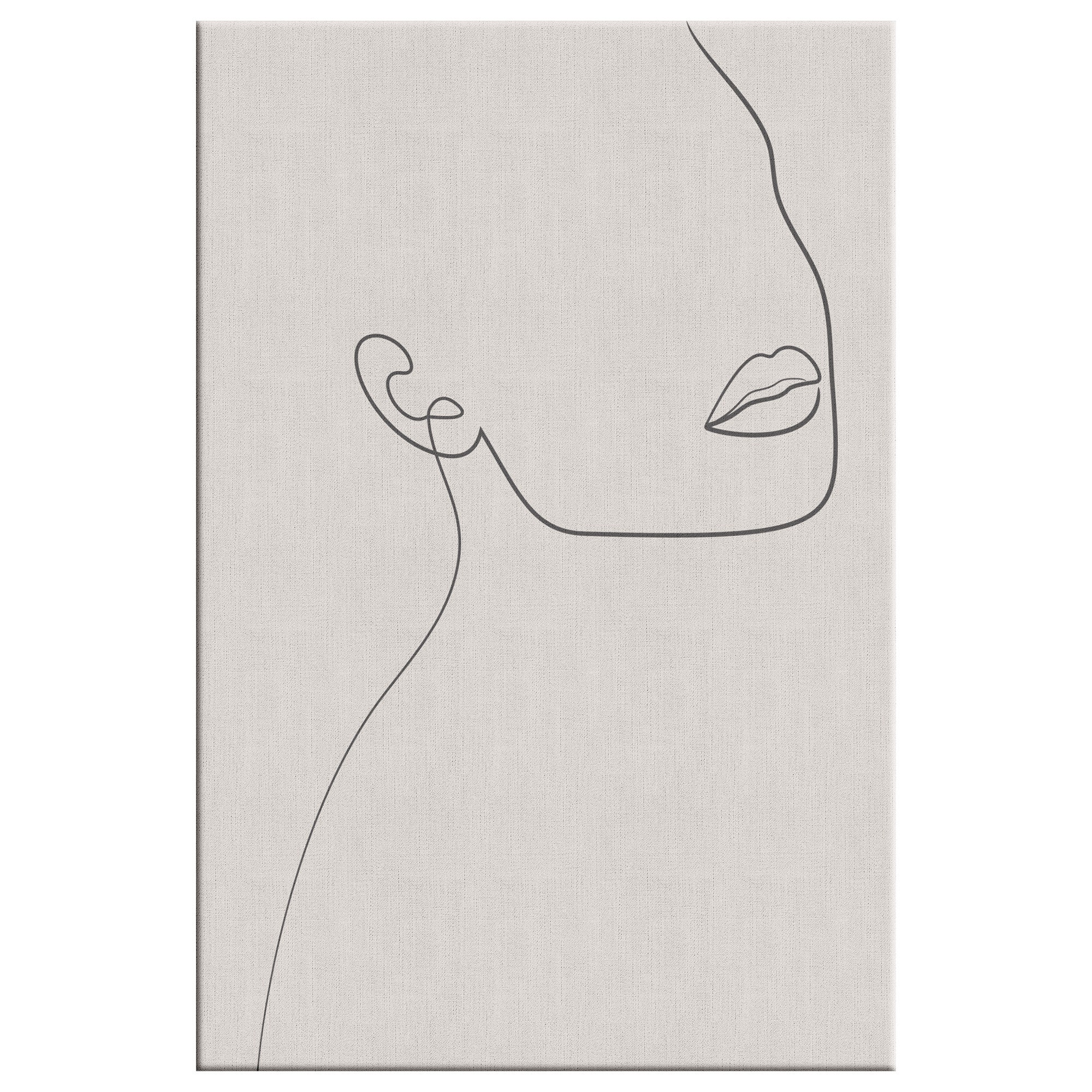 Continuous LINE ART Feminist Poster FEMALE Line Art - Etsy