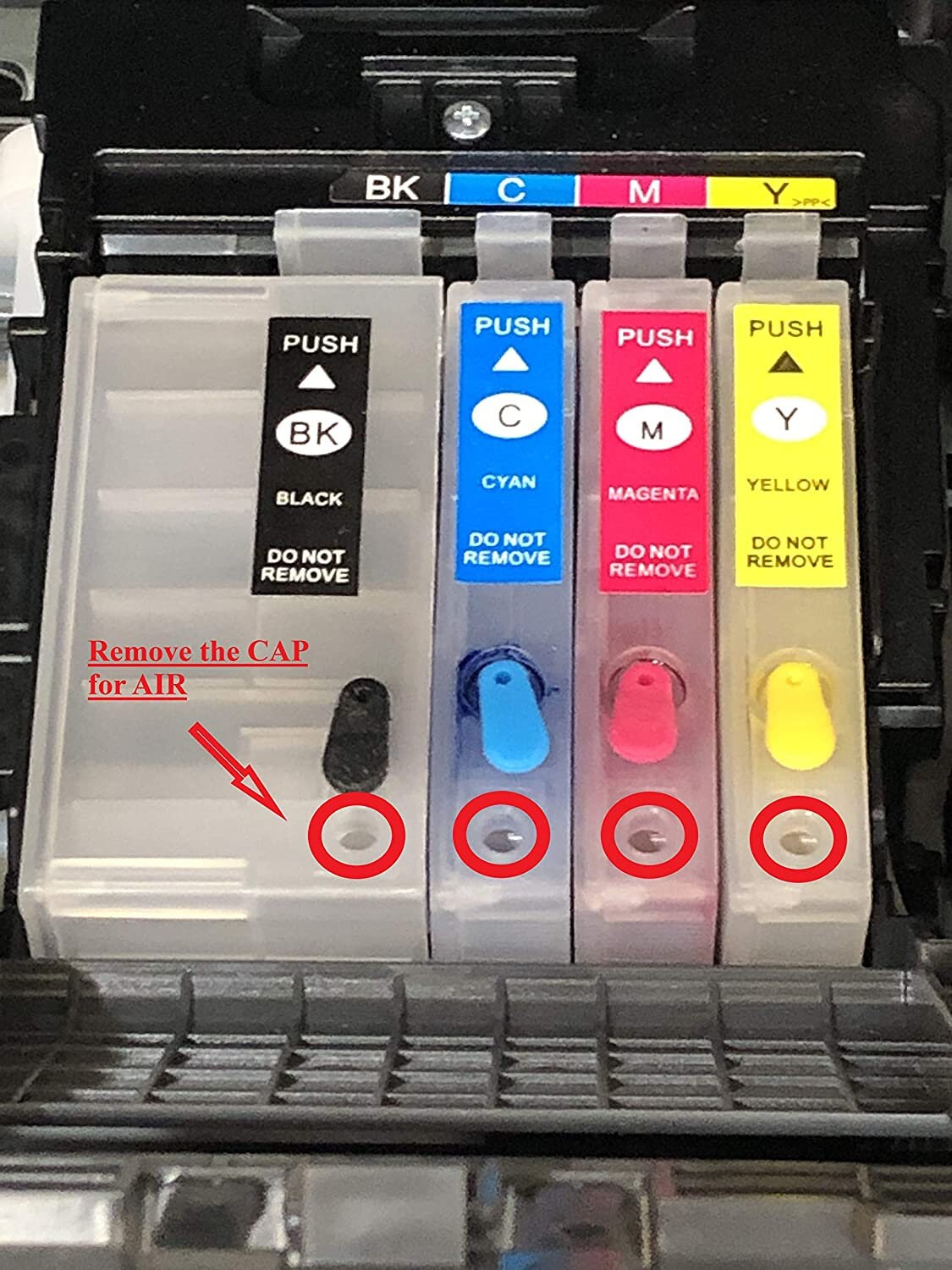 Inkrd Refillable 252 252XL Empty Ink Cartridge for WF-7710 WF-7720 ...