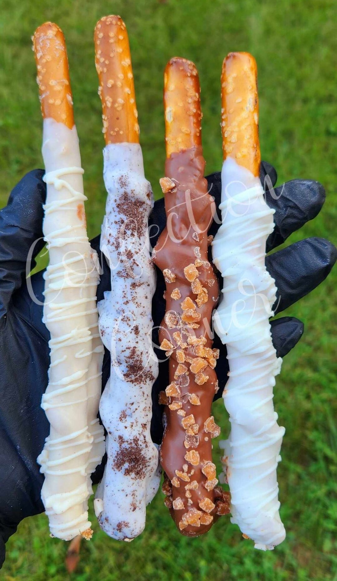 Chocolate Dipped Pretzel Rods, Caramel Pretzel Rods, Pretzels, Pretzel ...