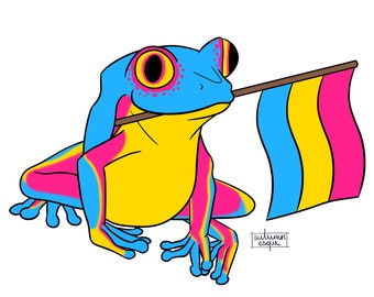 LGBTQ Pride Flag Pansexual Bee Sticker - Etsy