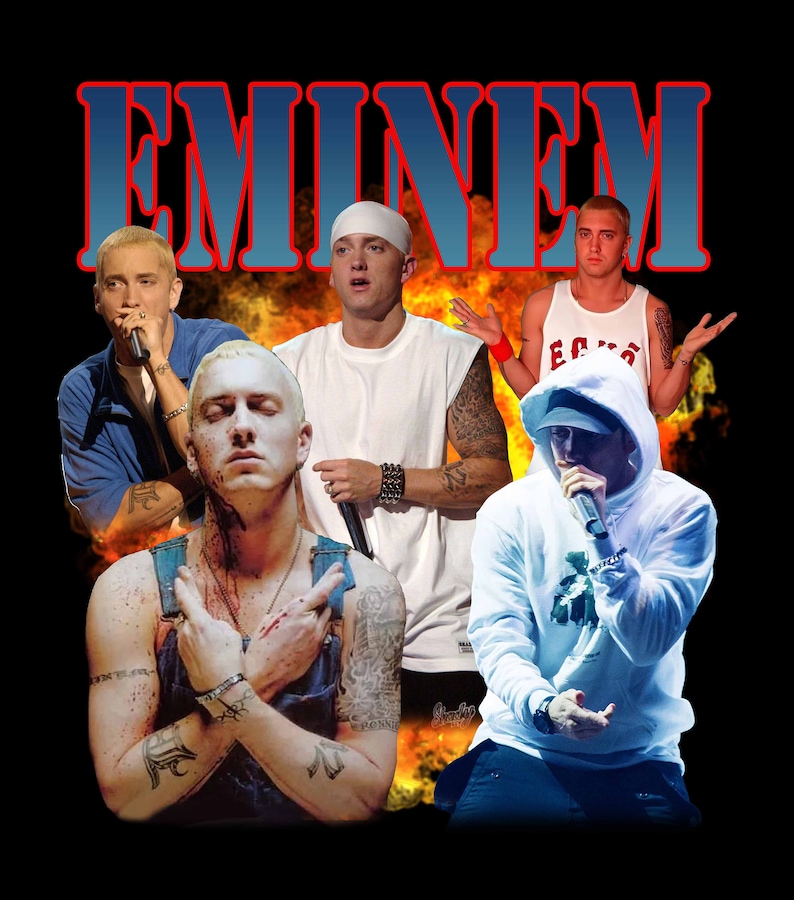 Eminem Png , Slim Shady Png , Ready to Print, Printable Design, Artist, 90s, Bts , Rap Tee ...