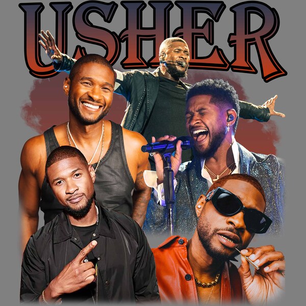 Usher Svg - Etsy