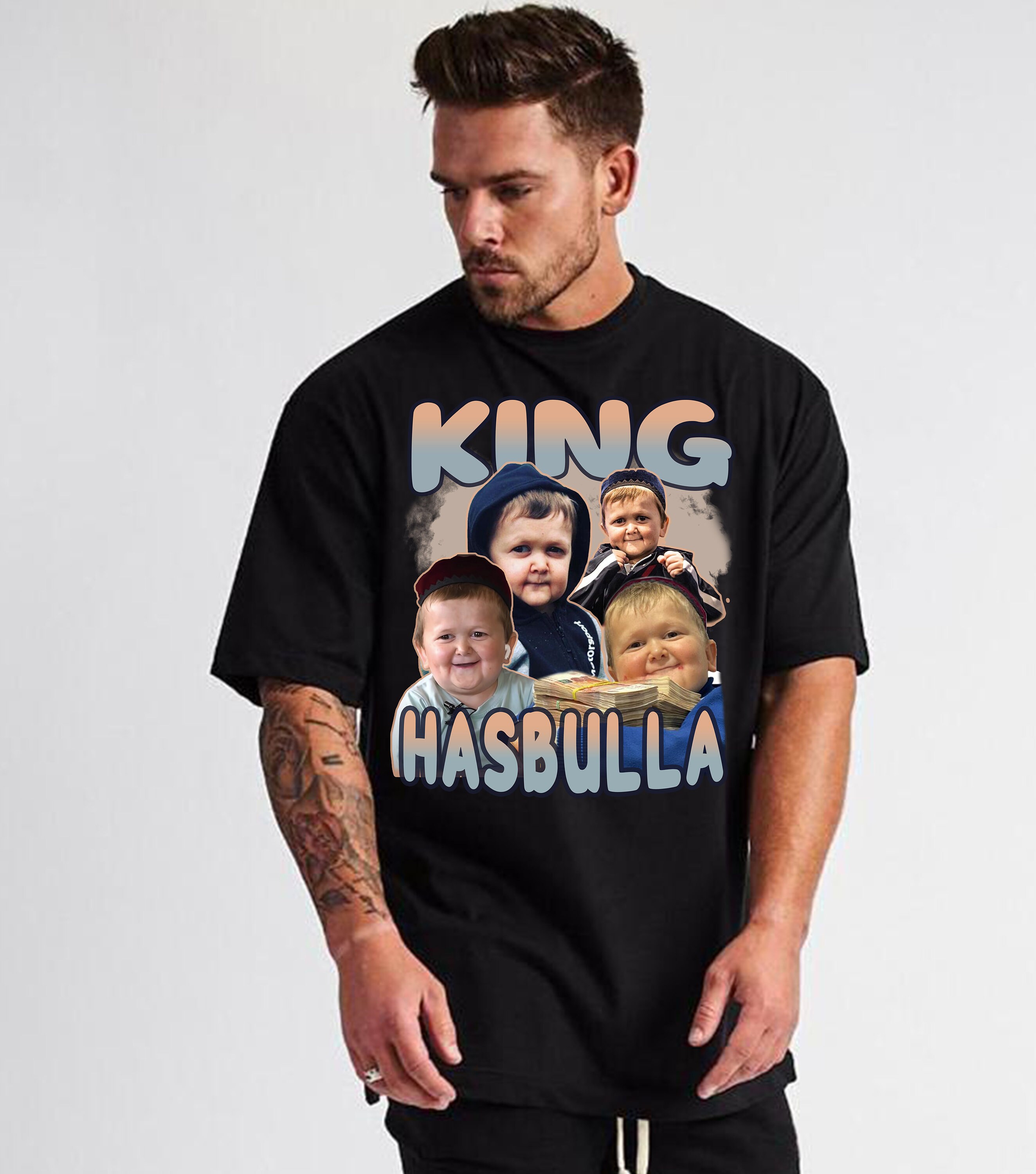 King Hasbulla Wpng Svg Png T-shirt Design Downloadable File. - Etsy