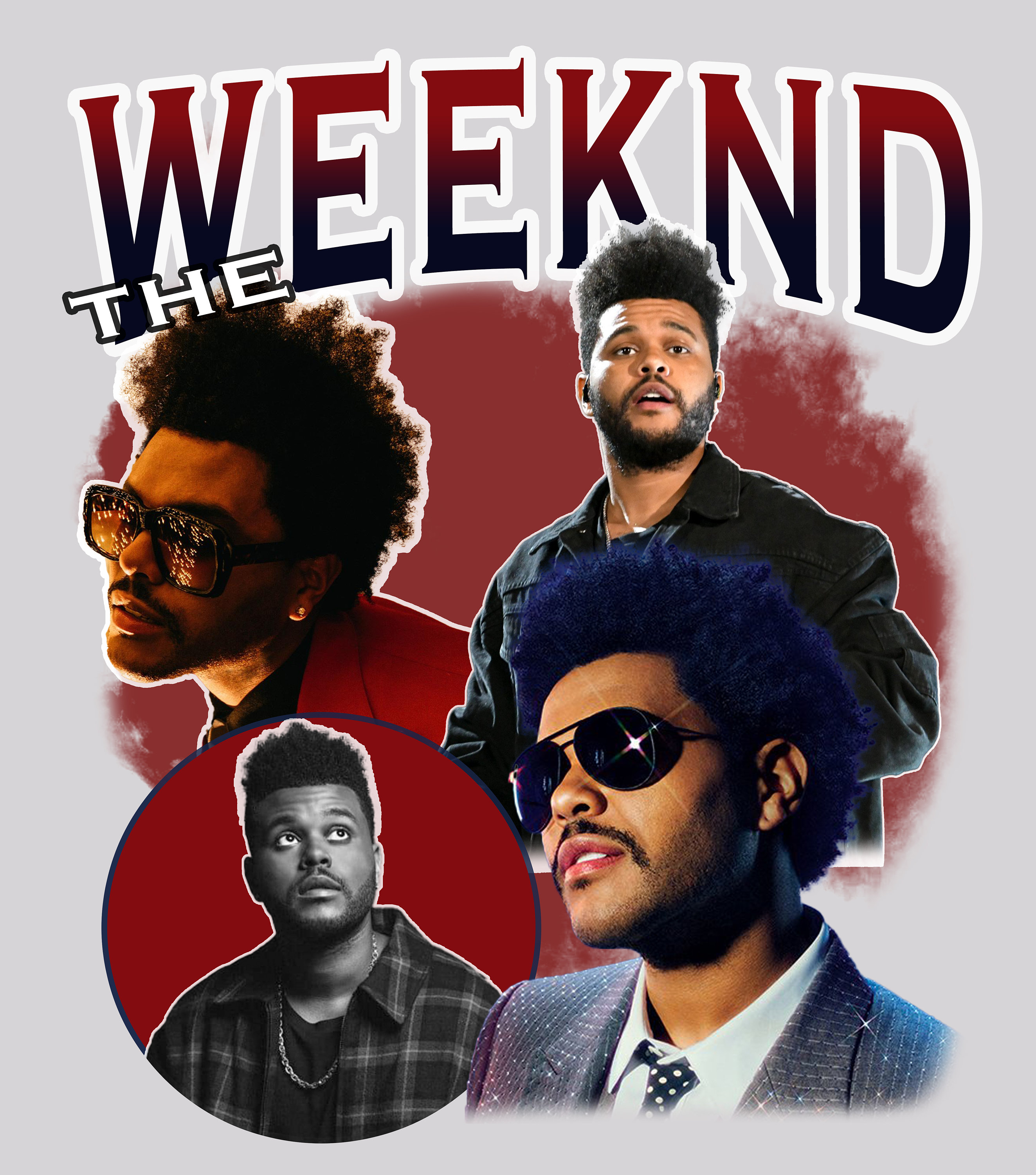The Weeknd Png Ready to Print Design Into a Shirt Rap Tee - Etsy Norway