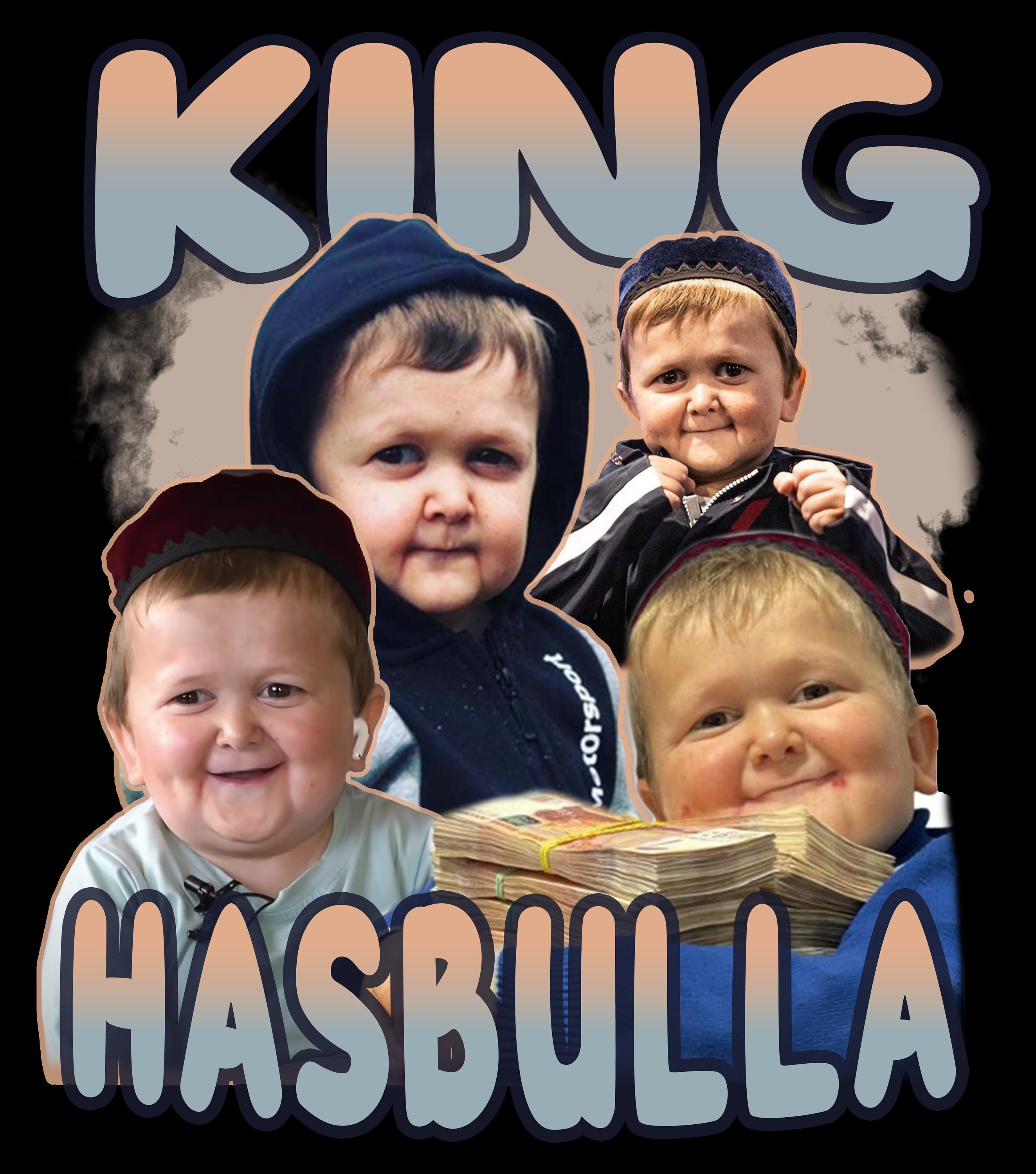 King Hasbulla Wpng Svg Png T-shirt Design Downloadable File. - Etsy