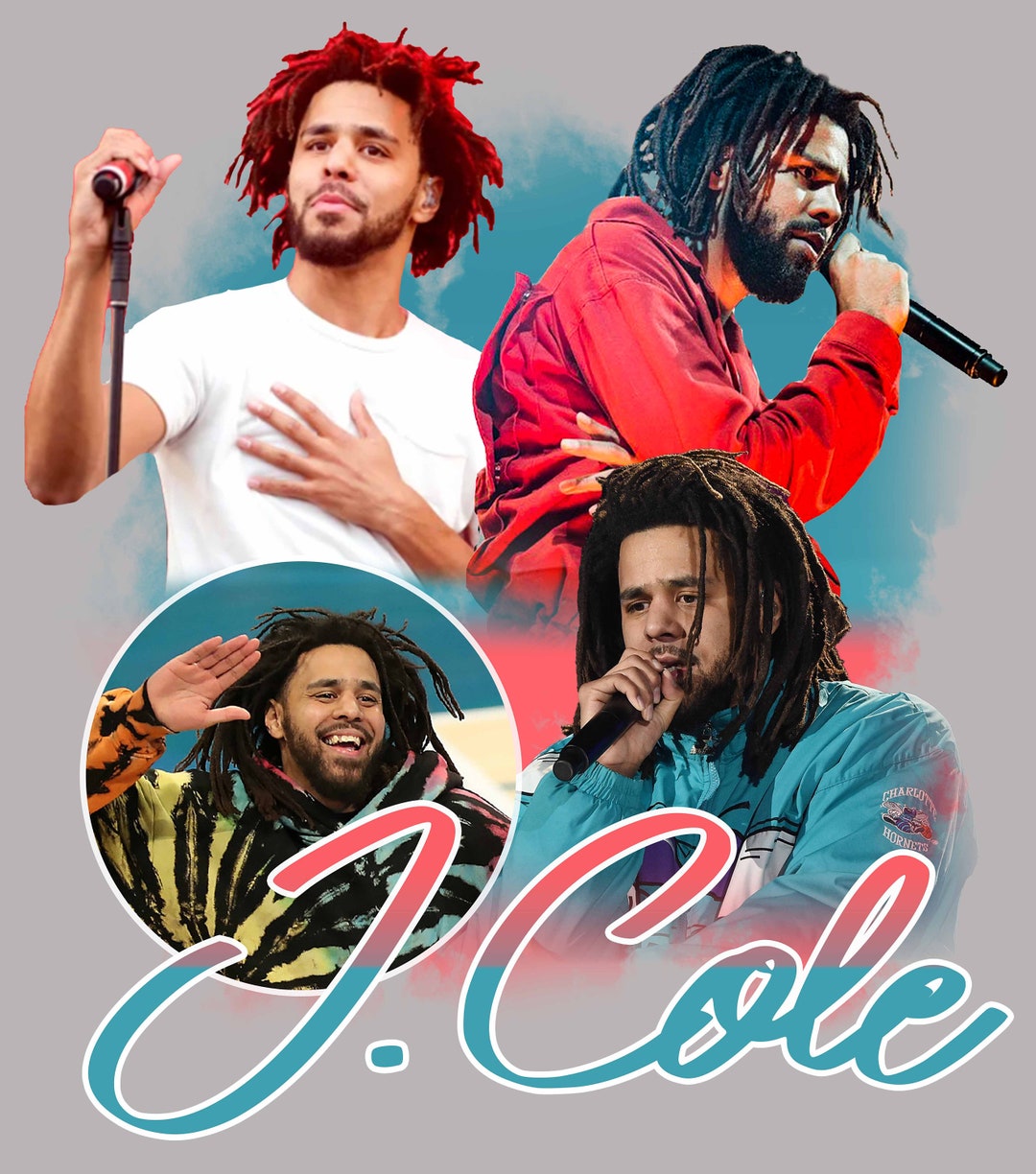 J Cole T Shirt Design Only PNG Instant Download - Etsy Australia
