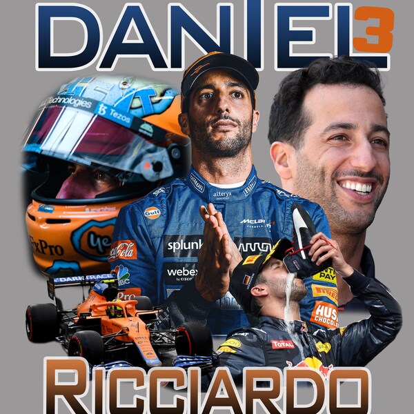Daniel Ricciardo Svg - Etsy