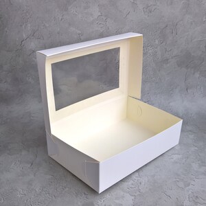 23x15x6cm Sizes 9''X5.9''X2.4'' 10 Pcs, Cardboard Box With Clear Lid ...