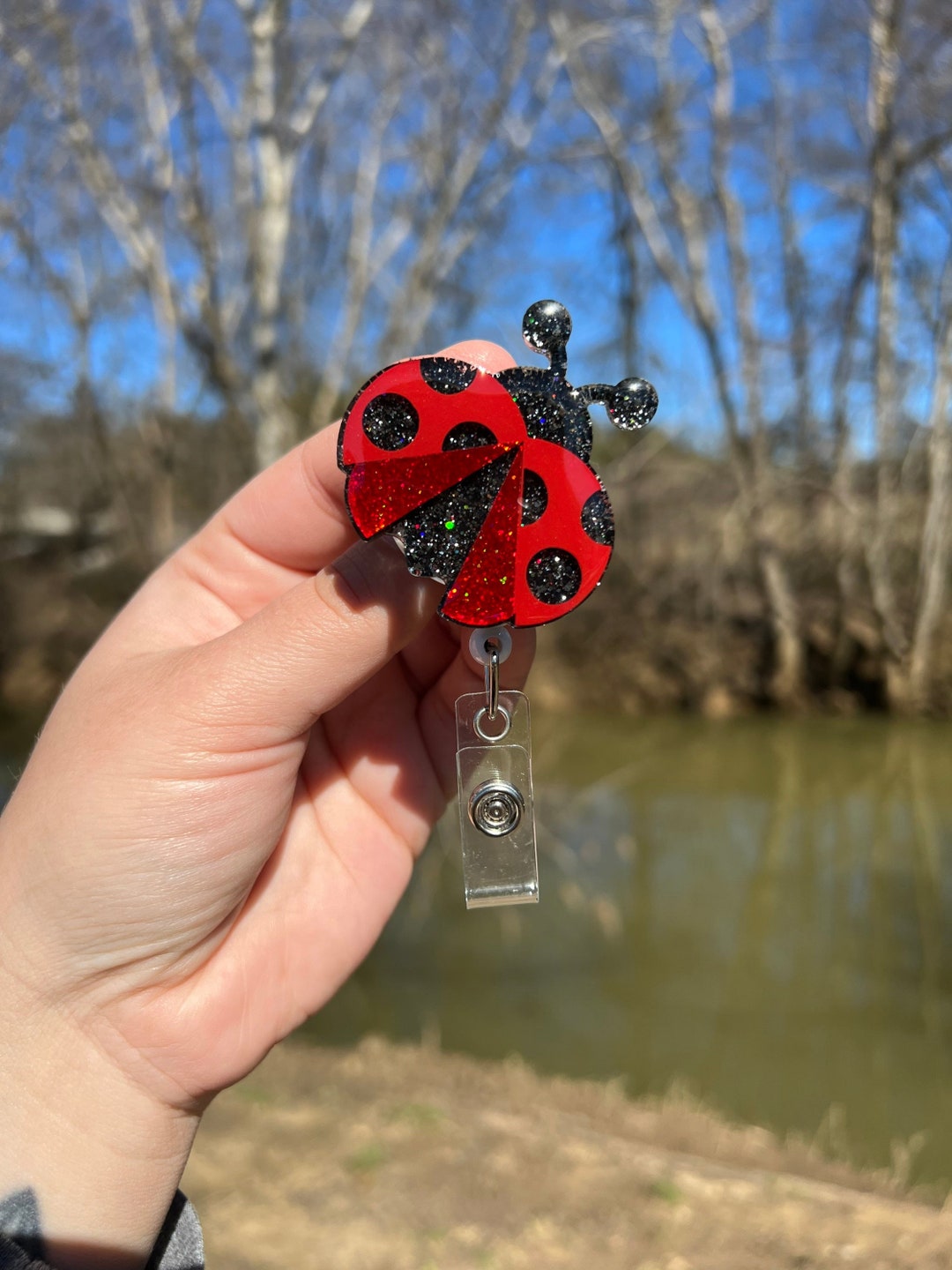 Ladybug Badge Reel, Insect Badge Reel, Medical Badge Reel, Lovebug ...
