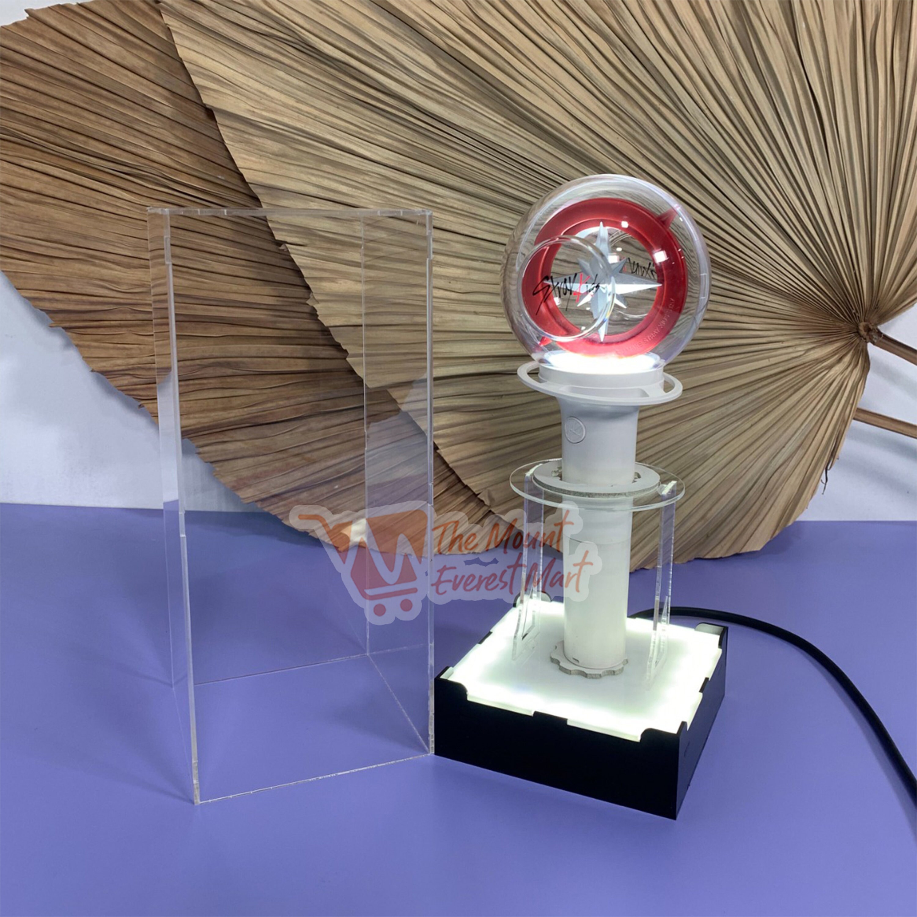 Lightstick Display Case Acrylic Material With Lamp Rack | Etsy