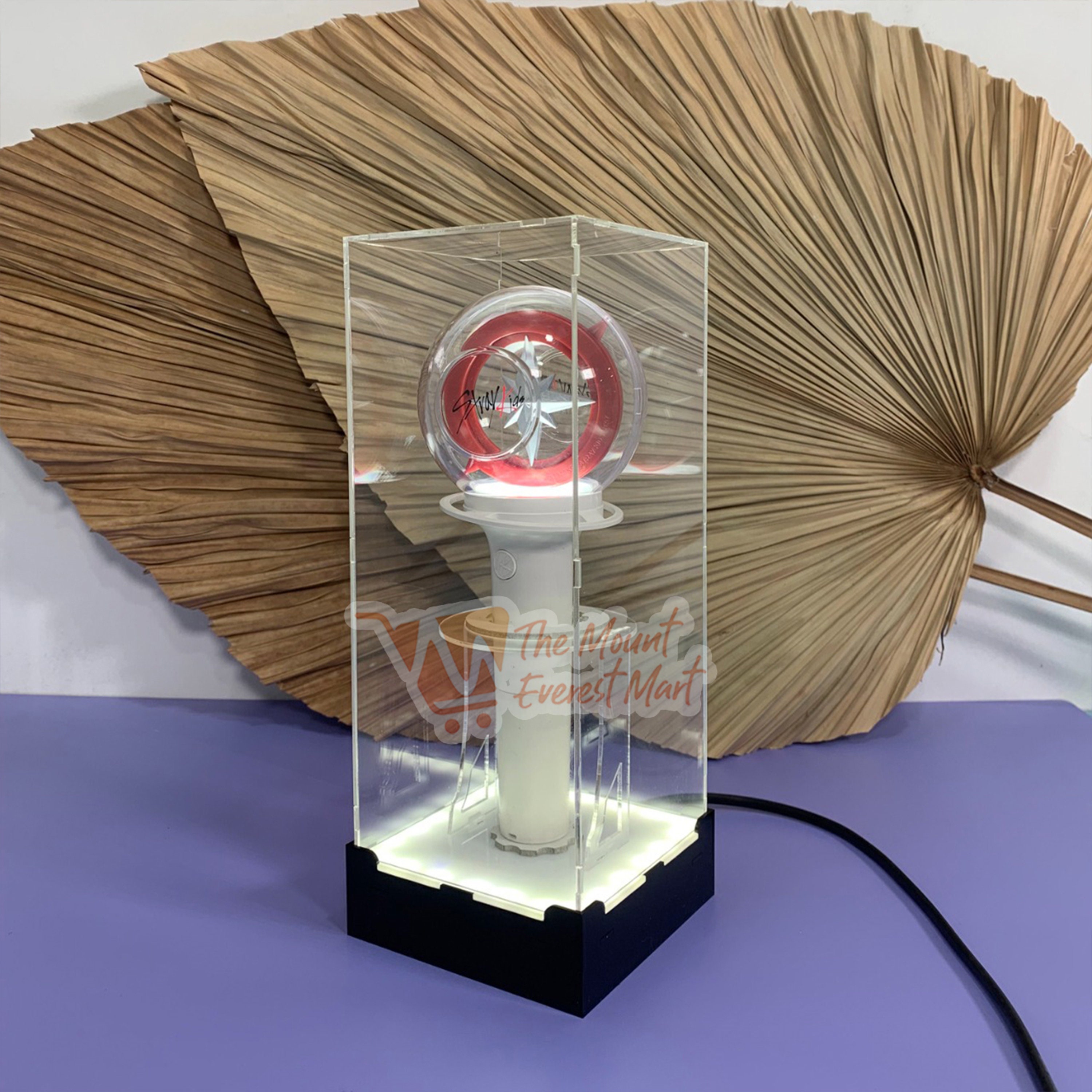 Lightstick Display Case Acrylic Material With Lamp Rack | Etsy