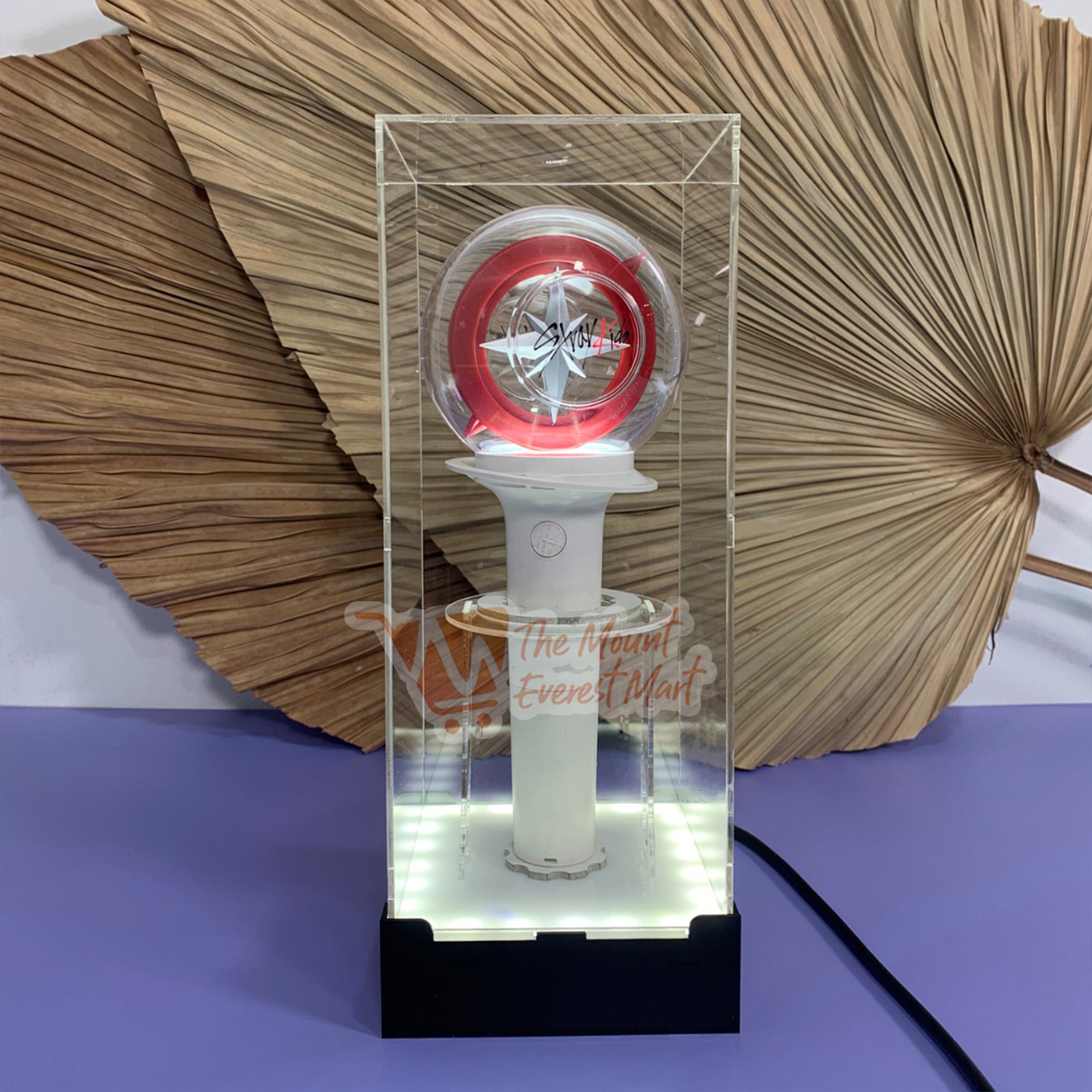 Lightstick Display Case Acrylic Material With Lamp Rack | Etsy