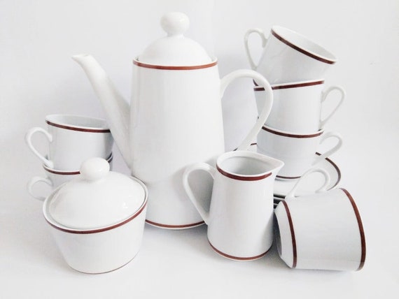 Luxury Porcelain Kahla Coffee/tea Set Kahla White | Etsy