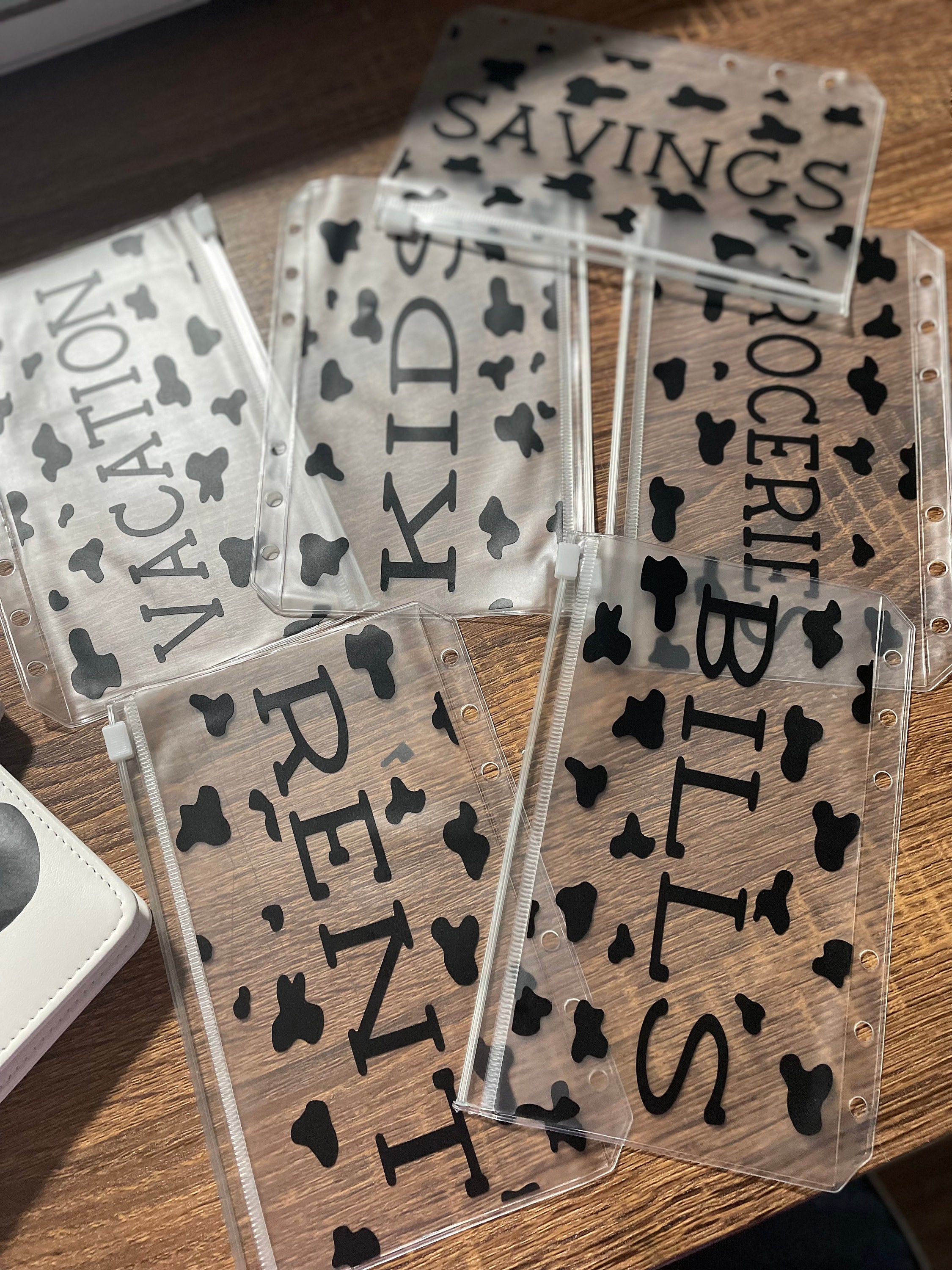 Cow Girl Budget Binder Budget Binder Cow Print Western - Etsy