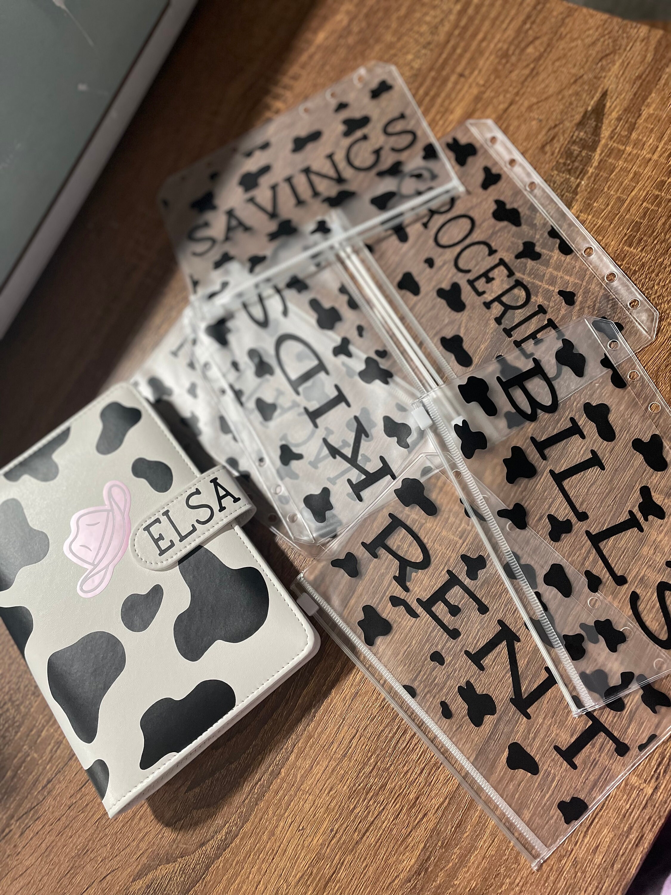 Cow Girl Budget Binder Budget Binder Cow Print Western - Etsy