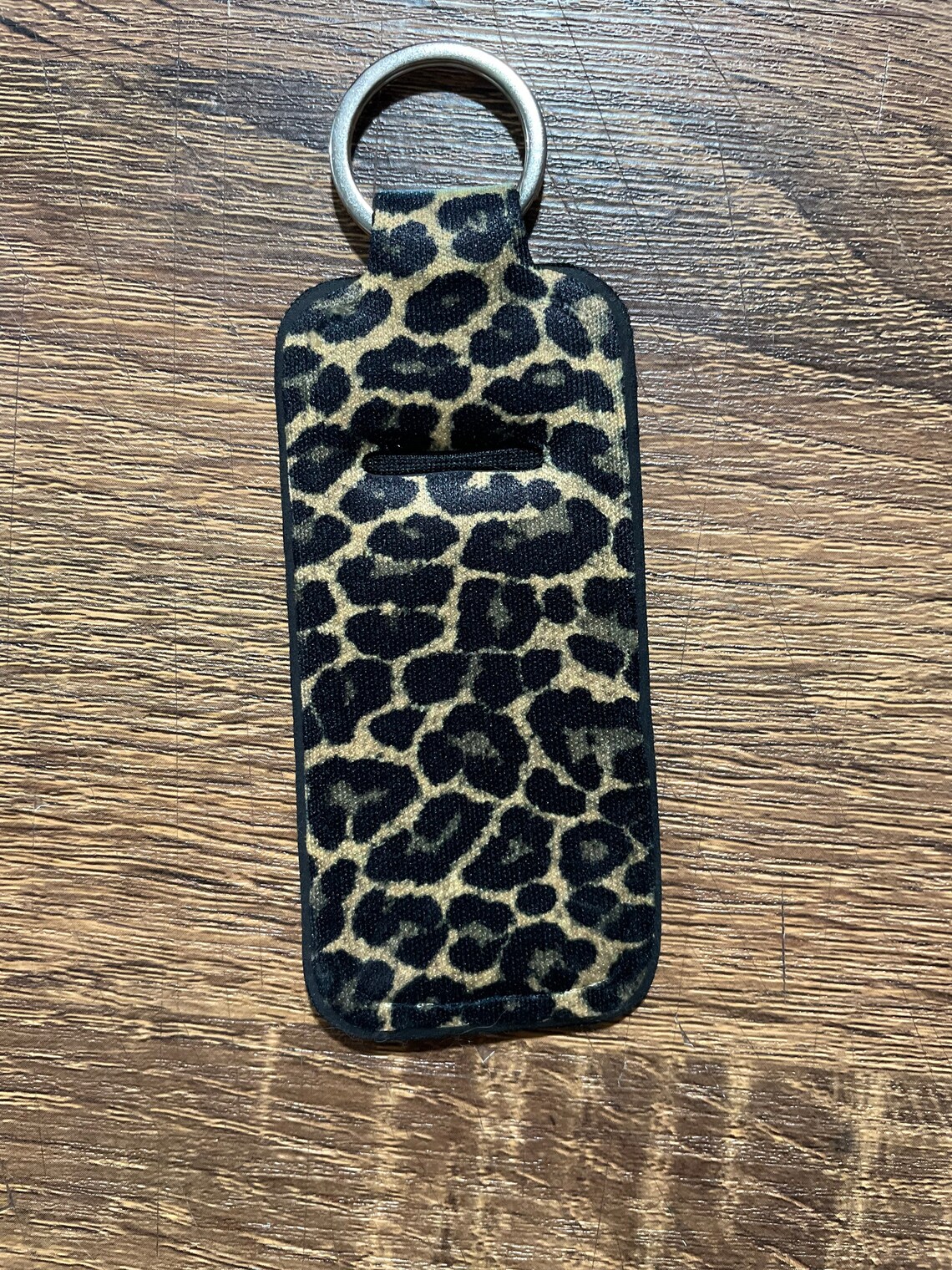 Chapstick Holder Keychains|faux Cow Hide Chapstick Holders| Cow Print ...