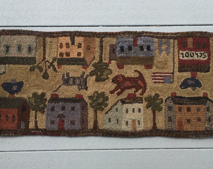 Hand Hooked Wool Rug - Etsy