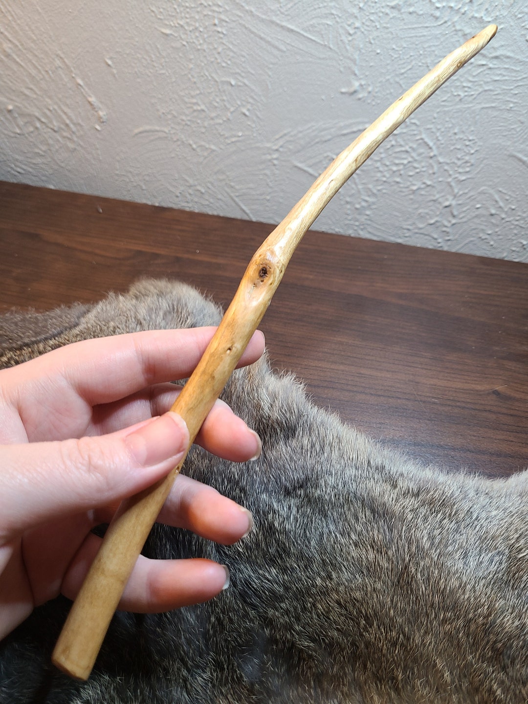 Maple and Snake Bone Wand - Etsy