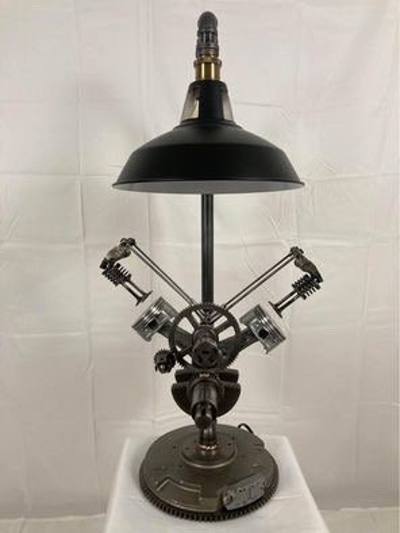 Briggs and Stratton V-twin Engine Lamp Metal Art - Etsy