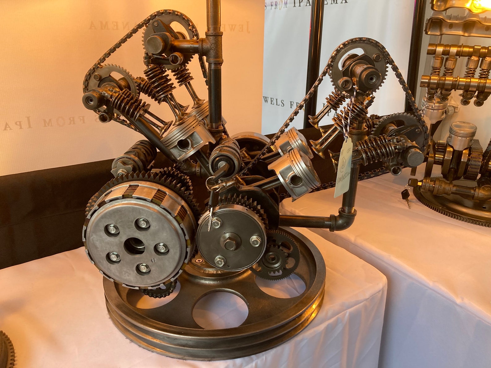 Honda Magna V4 V45 Engine Internals Lamp Motorcycle Metal Art - Etsy