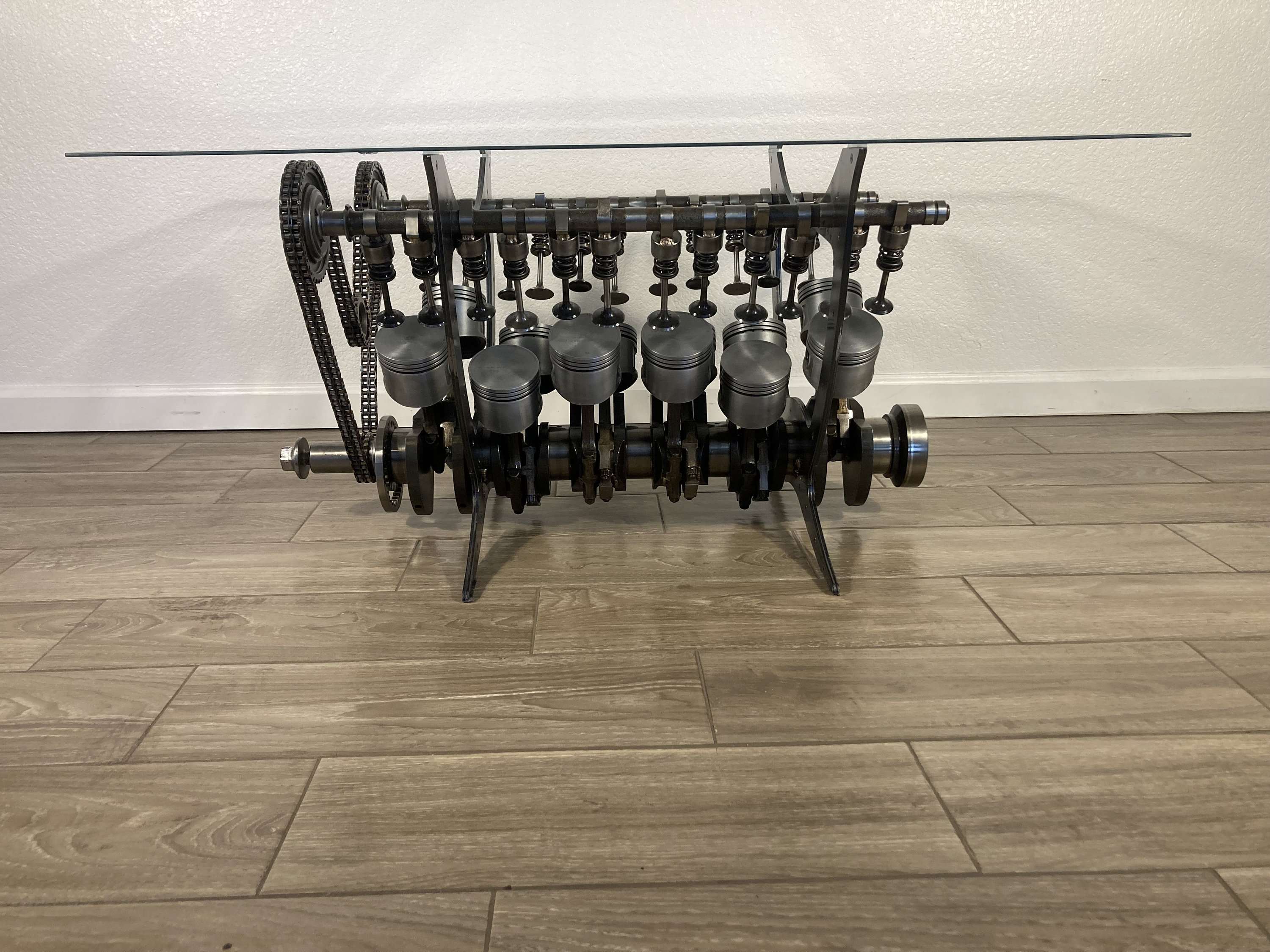 Jaguar XJS V12 Engine Internals Coffee Table Man Cave Automotive Gear ...