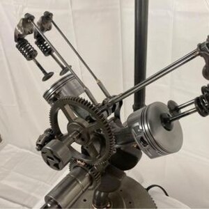 Briggs and Stratton V-twin Engine Lamp Metal Art - Etsy