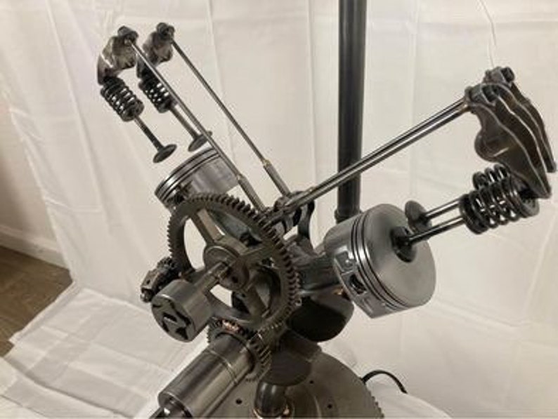 Briggs and Stratton V-twin Engine Lamp Metal Art - Etsy