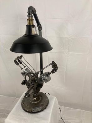 Briggs and Stratton V-twin Engine Lamp Metal Art - Etsy
