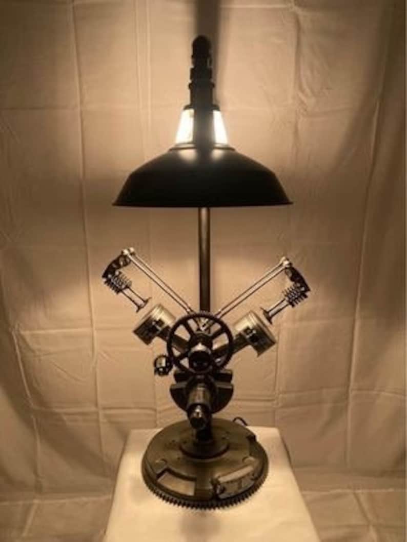 Briggs and Stratton V-twin Engine Lamp Metal Art - Etsy